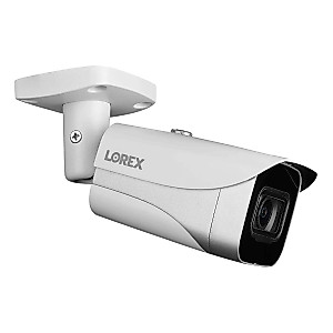 Lorex Indoor/Outdoor 4K Ultra HD Smart IP Security Add-On Metal Bullet Camera, 2.8mm, 130ft IR Night Vision, Color Night Vision