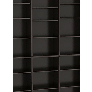 Atlantic Oskar 756 Media Storage Cabinet – Protects & Organizes Prized Music, Movie, Video Games or Memorabilia Collections, PN 38435713 in Espresso