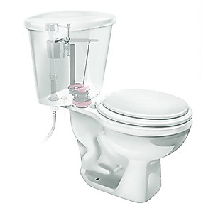 Fluidmaster 5104 Universal Kink Free Toilet Flapper Chain Replacement Black