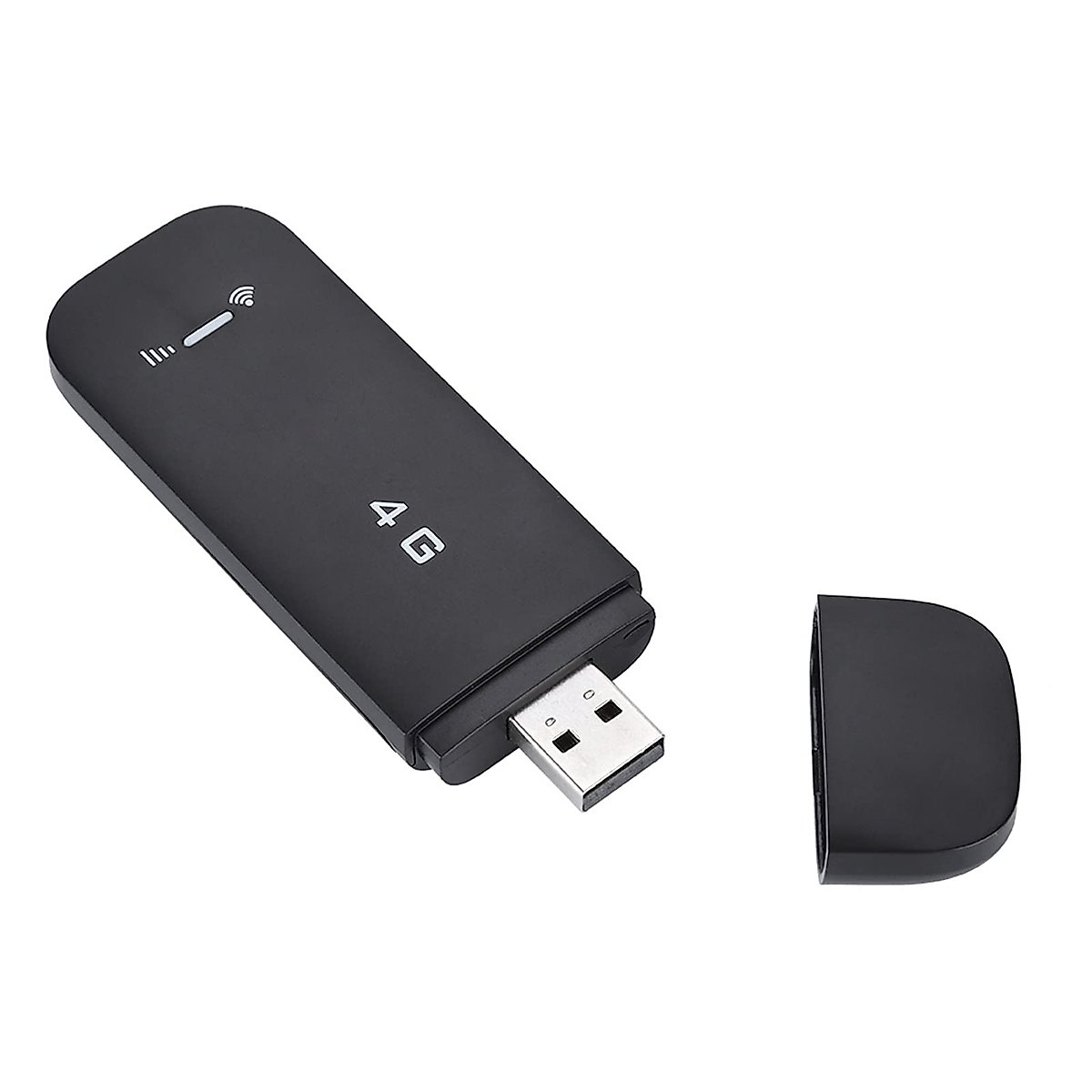 4G WiFi Router,150Mbps Plug and Play LTE USB Portable Router Pocket Mobile Hotspot Built-in 4G/3G+WiFi Antenna Wireless Network Smart Router(with WiFi)