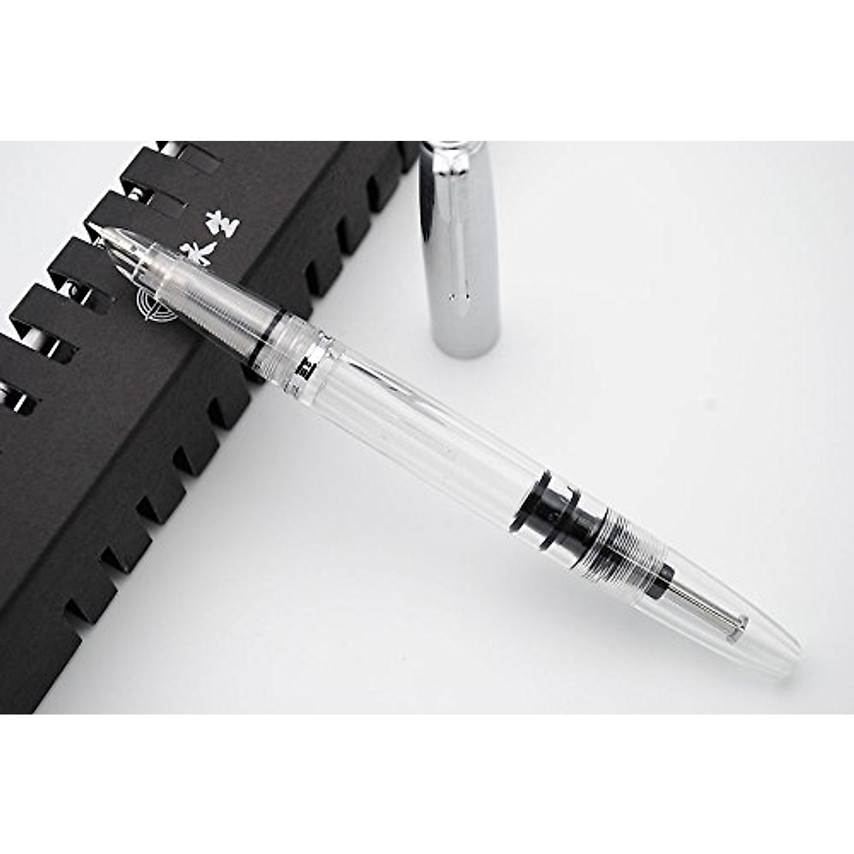 czxwyst 601 Steel Cap Vacumatic Fountain Pen (transparent-2)