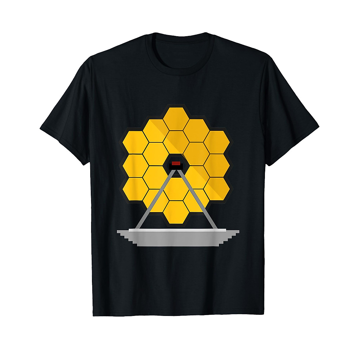 Illustrated image of the largest modern telescope in space T-Shirt
