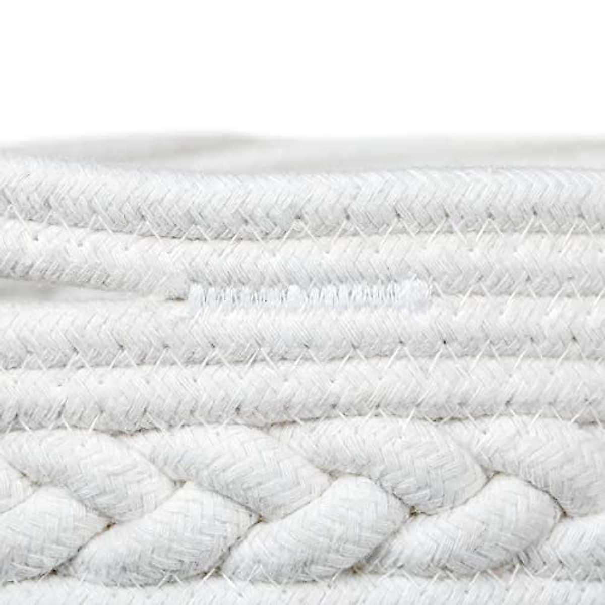 Midlee Oval Braided Handle Toys Basket