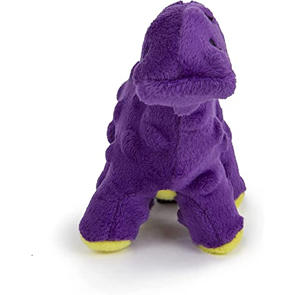 goDog Just For Me Bruto with Chew Guard Technology Plush Dog Toy, Purple, Mini