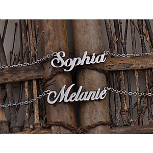 GR859C Personalized Heart Pendant Name Necklace for Her Cobi