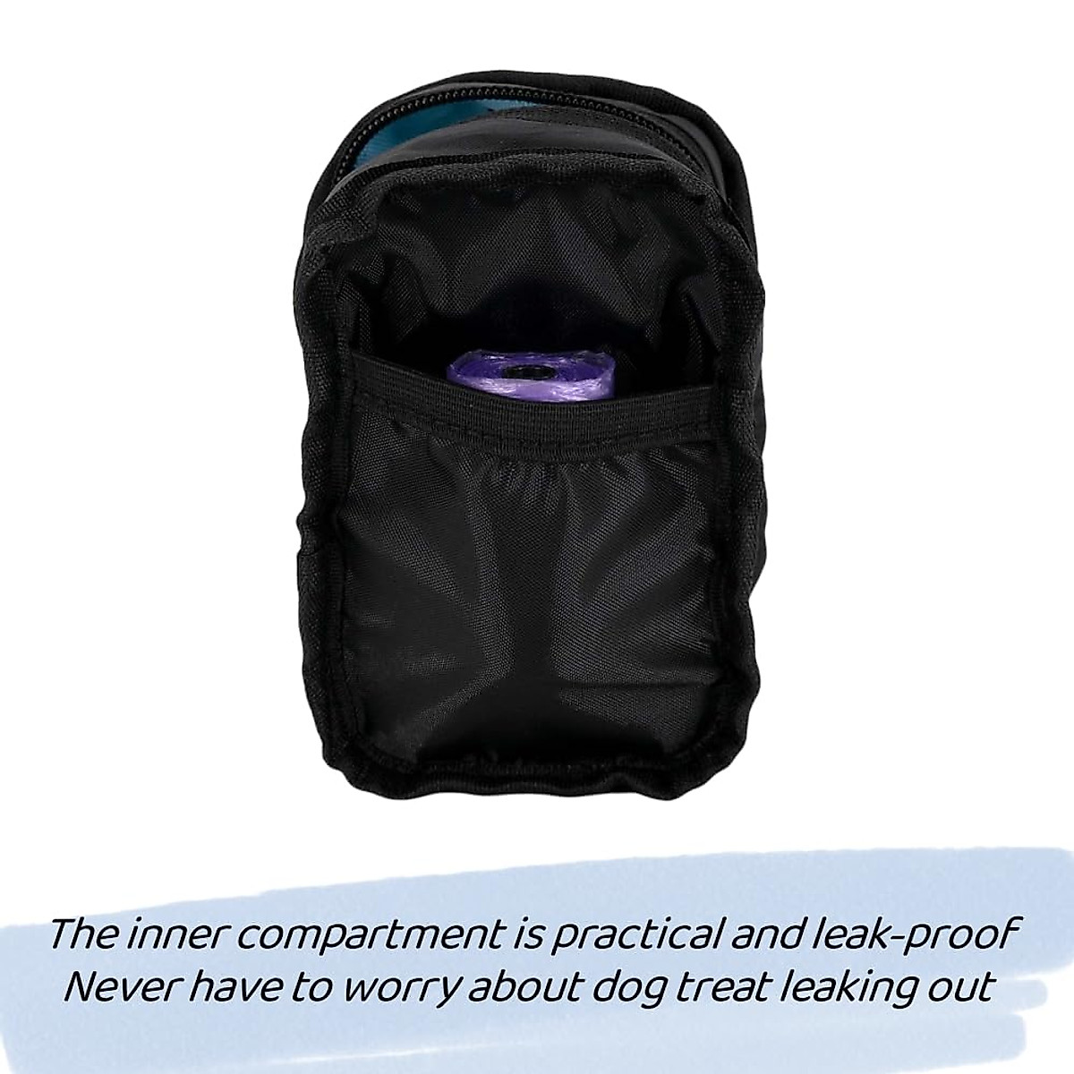 Dog Treat Pouch Dog Poop Bag Holder For Leashes, Pets Snack Container With Inner Mesh Bag, Puppy Supplies Perfect For Training And Walking - Hands Free Dog Waste Bag Dispenser -Dog Travel Accessories