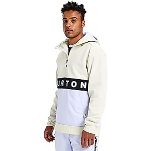 Burton Men's Standard Crown Weatherproof Performance Fleece Pullover, Silver Green/Opal, Small