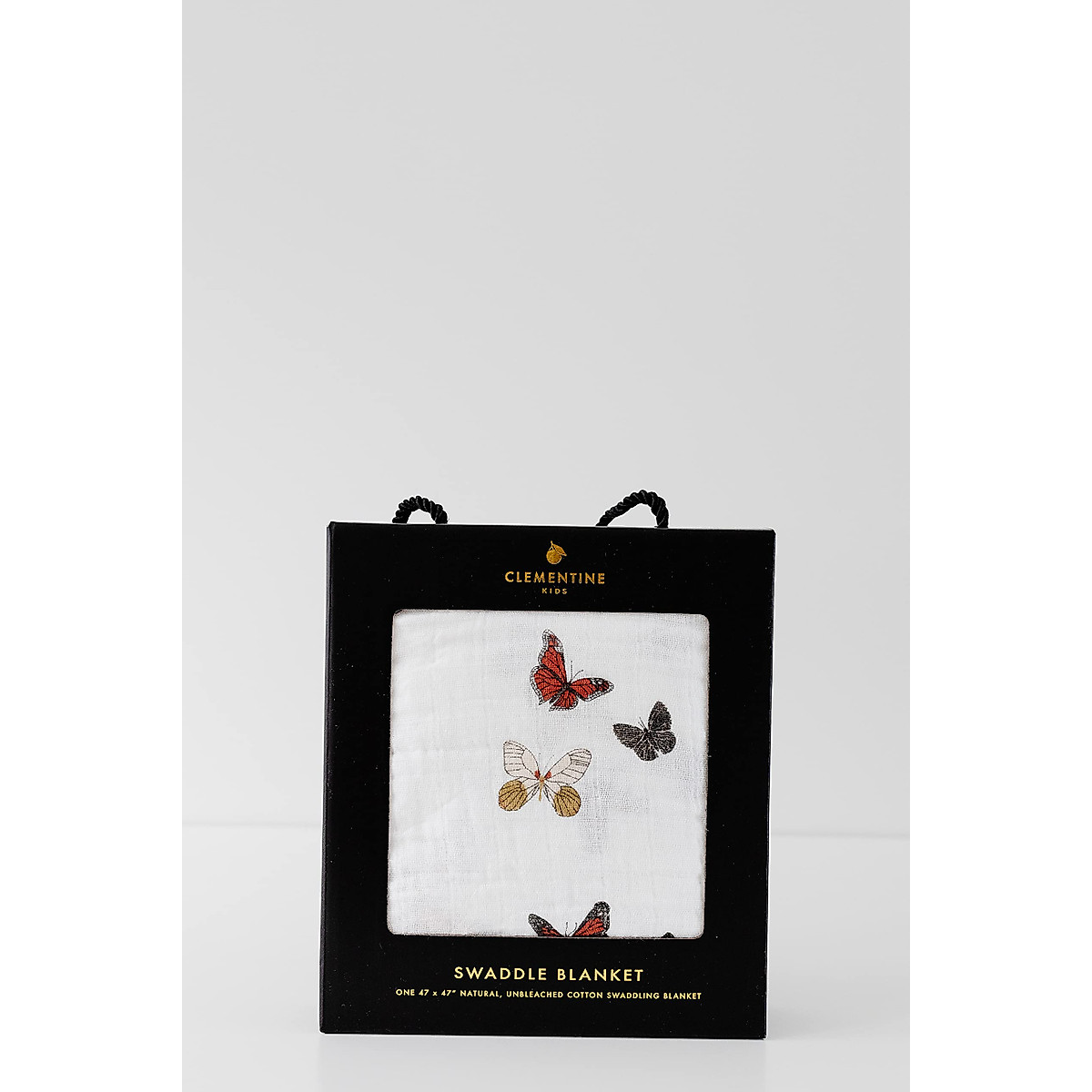 CLEMENTINE KIDS Muslin Infant Swaddles (Butterfly Swarm)