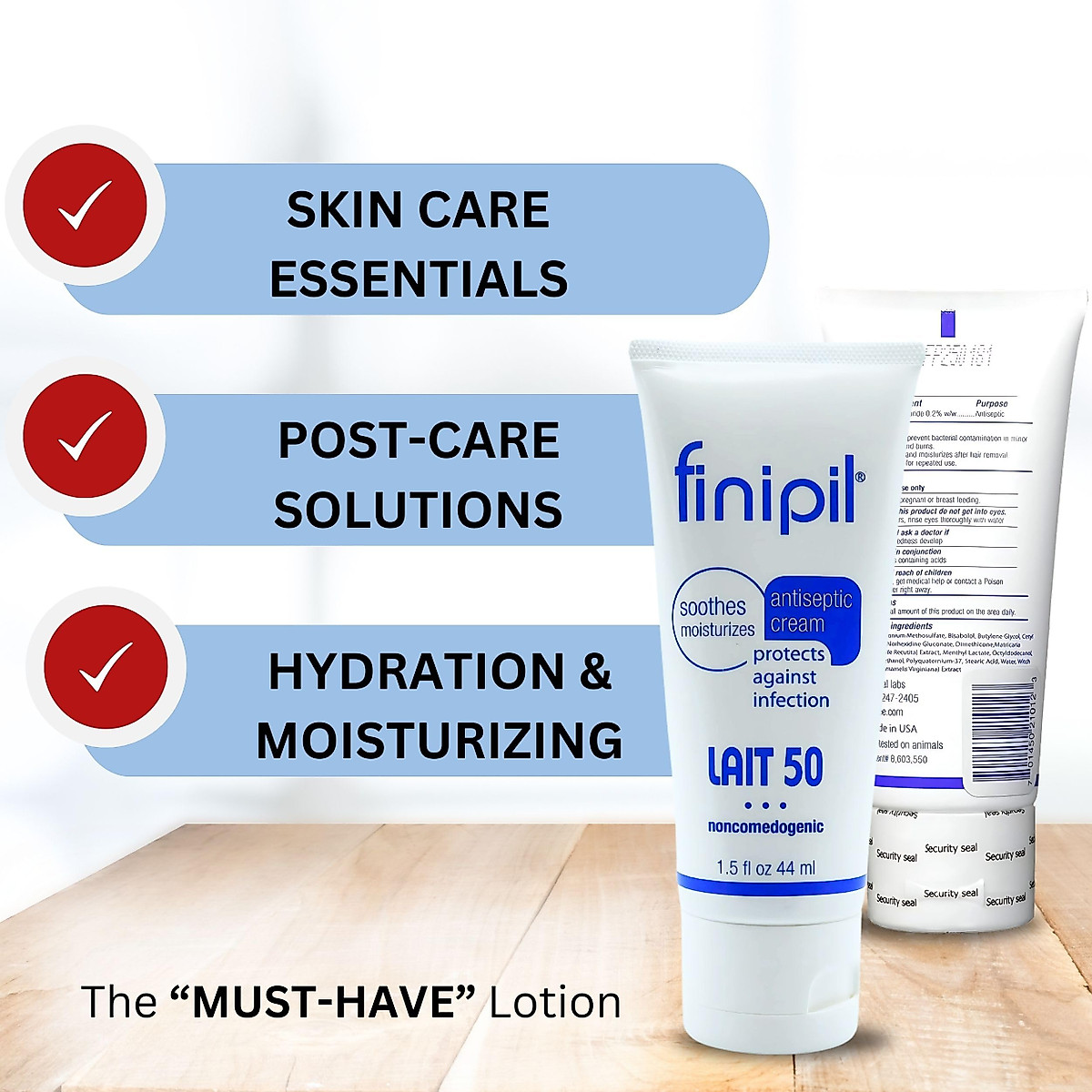 Nufree Finipil Lait - 44ml Set of 2 tubes
