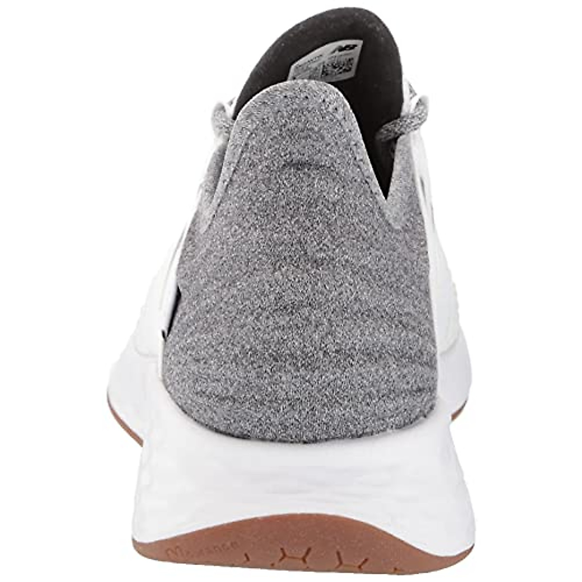 New Balance Women's Fresh Foam Roav V1 Sneaker, Nb White/Black, 7.5 Wide