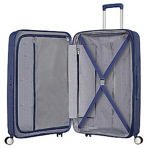 American Tourister Suitcase, Blue (Midnight Navy), Medium (67 cm-81 Litre)
