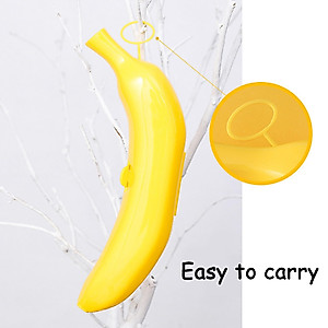 Banana Suitcase,Banana Holder Stand,Banana Case,Banana Keeper Guard,Reusable Outdoor Travel Case,Fruit Container,Storage Box for Picnic Camping, Trval,Keep Fresh,Anti-Squeeze(3pcs)