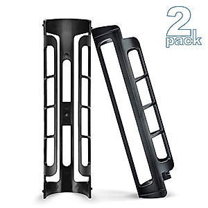 STORAGENIE Coffee Pod Holder for Keurig K-cup, Side Mount K Cup Storage, Perfect for Small Counters (2 Pack/For 10 K Cups, Black)