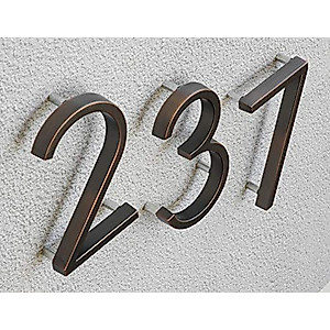 Distinctions 844712 Black Upgraded 5" Floating House Number 2