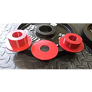 Olympic Plate to Standard Bar Adapters (Black, 1/2")