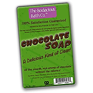 Chocolate Soap Chocolate Scented Bar Soap Funny Unisex Spa Gags for Women Men Chocolate Gags Secret Santa White Elephant Stocking Stuffers Novelty Soap Wife Friend Girlfriend