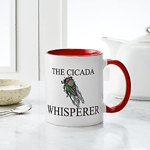 CafePress The Cicada Whisperer Mug Ceramic Coffee Mug, Tea Cup 11 oz