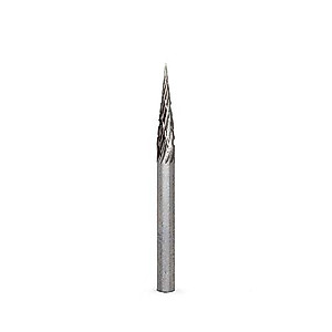 Carbide Burrs Set JESTUOUS 1/8 Shank Diameter Double Cut Tungsten Carbide Burs Rotary File Carving Grinding Bit for Die Grinder Rotary Drill Tool 20pcs