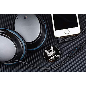 2.5mm to 3.5mm Audio Cable Inline Mic Remote Control Cord Compatible with Bose QuietComfort 25/35/QC25/QC35 Bose Oe2 oe2i Soundtrue Headphones