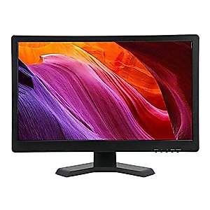 CCYLEZ 21.5inch Gaming Monitor, 16X9 300nits 1080P HD LED Color Screen Display, 1920 X 1080, Built in Speakers, with Remote Control, Support VGA, HDMI, AV, BNC, USB, DC