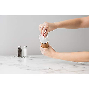 Chef'n Salt and Pepper Mill, 8 inch, Wood