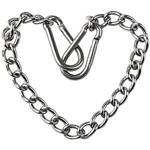 LICY Swing Heavy Punching Bag Chain for Hammock Chair Aerial Yoga Indoor Outdoor Stainless Steel Kit with 2 Carabiner Hooks 600 LB