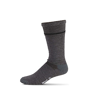 Merino Wool Ski and Snowboard Sock Grey Heather Medium