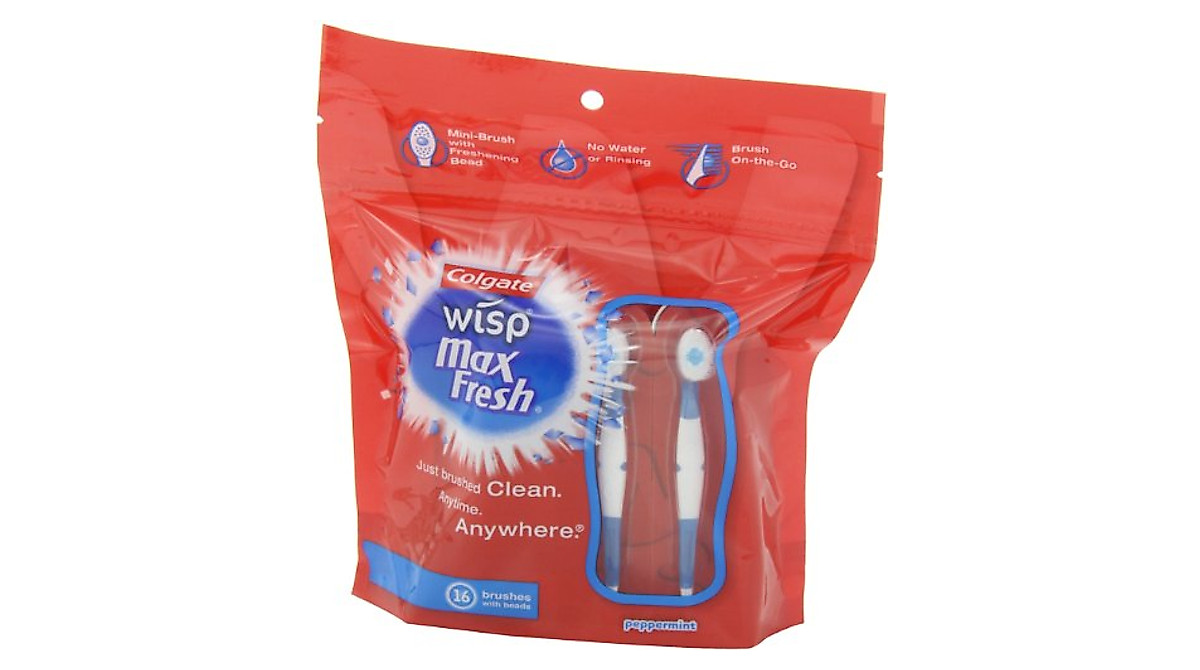 Colgate Wisp Mini-Brush: Clean Teeth & Fresh Breath On Go