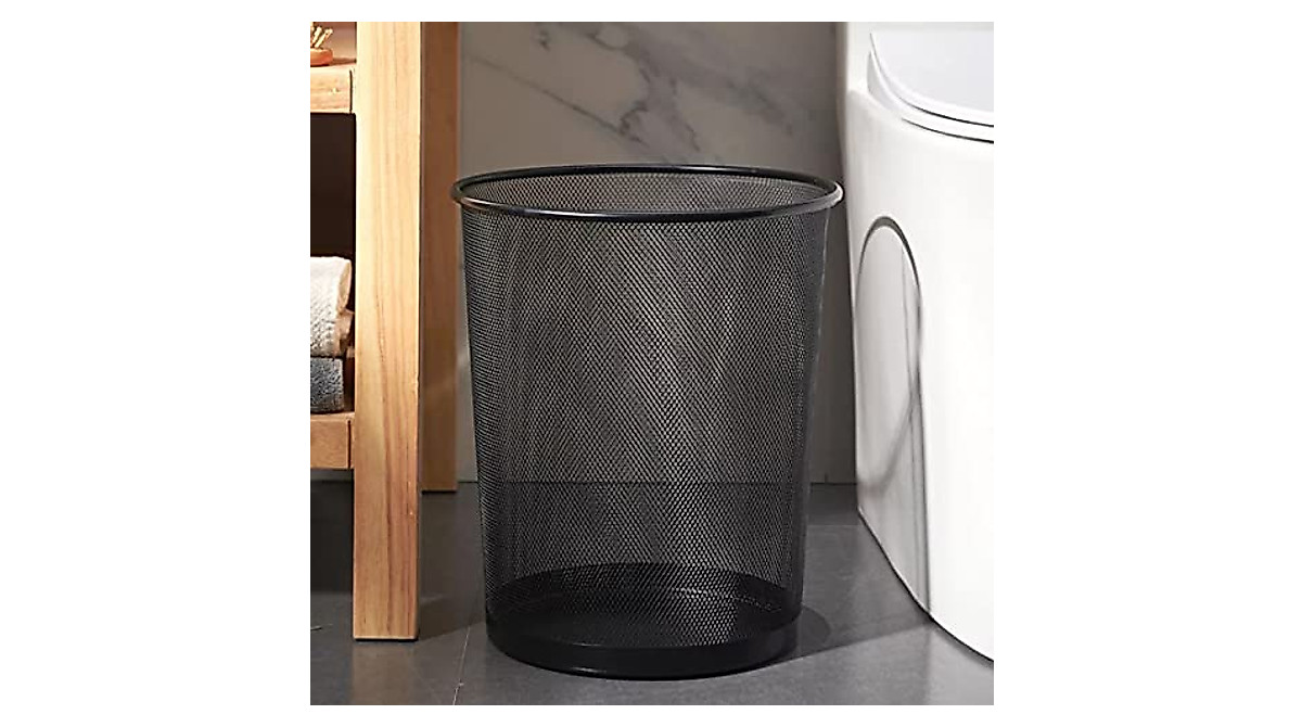 KUYYFDS Metal Mesh Waste Bin - Stylish & Durable
