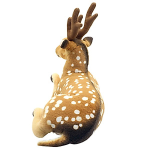 TAGLN Stuffed Animals Sika Spotted Deer Toys Plush (18 Inch)