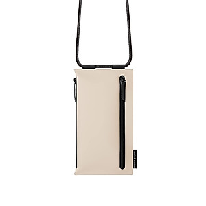 Native Union Sling Tech Carrier – Water-Repellent Adjustable Crossbody Pouch for Phone & Essentials, Stores Cards, Cash, Keys & More – 2 Zippered Compartments with Light Protection (Sand)