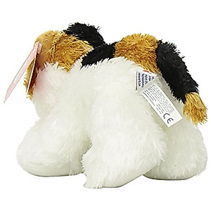 Aurora® Adorable Mini Flopsie™ Esmeralda™ Stuffed Animal - Playful Ease - Timeless Companions - White 8 Inches