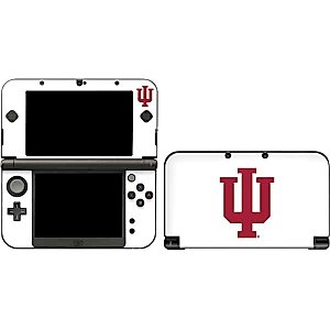 Skinit Decal Gaming Skin Compatible with 3DS XL 2015 - Officially Licensed Indiana University IU Logo White Design