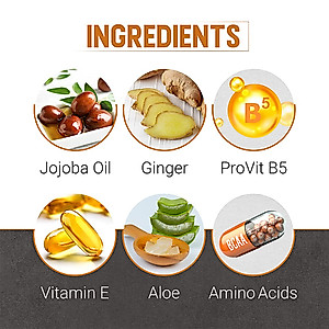 Woody's Men's Daily Shampoo, All-Natural Nourishing Hair Cleanser with Vitamin B5, E, Aloe Vera & Ginger, for All Hair Types - 32 fl oz