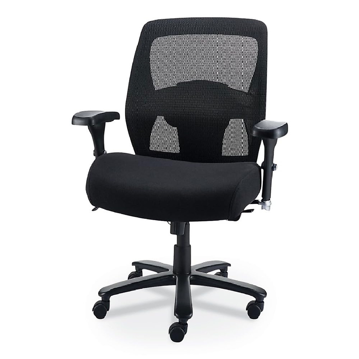 Alera ALERV44LS10C Alera Ravino Big & Tall Series High-Back Swivel/tilt Leather Chair, Black