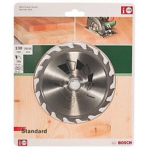 Bosch 2609256802 Standard Circular Saw Blade,130 x 1,2 x 20/16 mm, 18 teeth