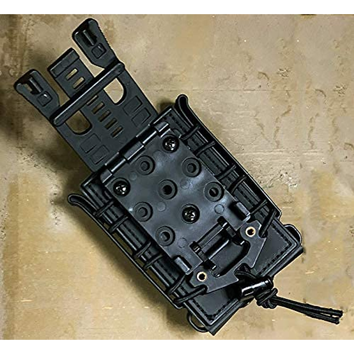 KRYDEX Magazine Pouch 5.56 with Belt Clip 7.62mm Open Top Mag Pouch (BK)