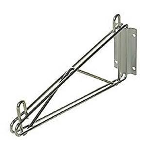 Omega 14" Deep x 42" Wide x 7" High Fixed Solid Galvanized Wall Mount Shelving Kit