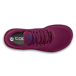 Topo Athletic Women's Terraventure 4 Comfortable Cushioned Durable 3MM Drop Trail Running Shoes, Athletic Shoes for Trail Running, Berry/Violet, Size 6.5