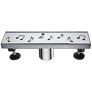 Dawn LSE120304 Seine River Series Linear Shower Drain, 12-Inch