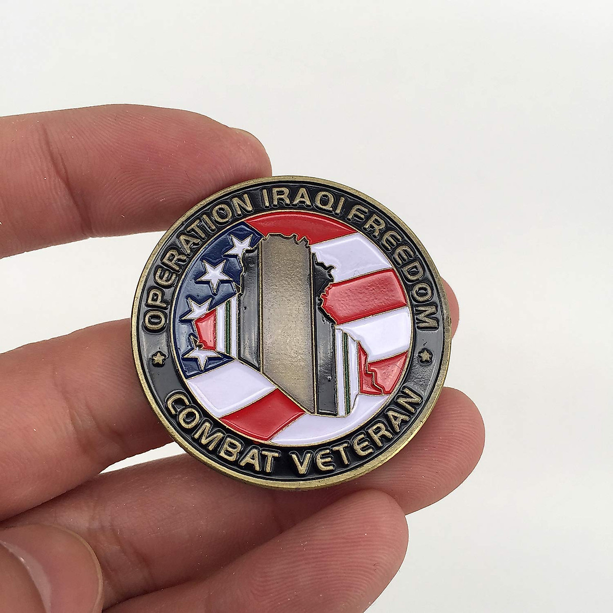OIF Veterans Military Coin Iraqi Freedom Challenge Coin