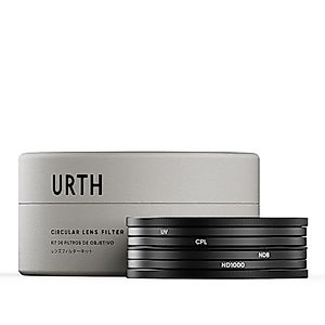 Urth 72mm 4-in-1 Lens Filter Kit (Plus+) - UV, CPL, Neutral Density ND8, ND1000, Multi-Coated Optical Glass, Ultra-Slim Camera Lens Filters