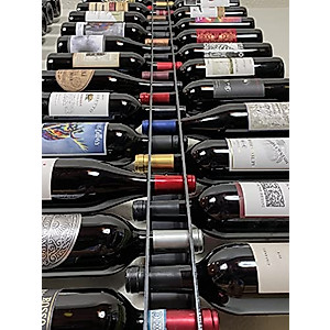 Montana Angle Worx Latitude 12 Bottle Wall Mounted Steel Wine Rack Refined Industrial Wine Storage