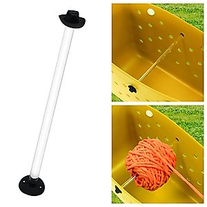 TIFFYONEK Yarn Spinner Compatible With Bogg Bag, Acrylic Yarn Holder With 2 Pcs Straw Covers, Yarn Holder for Crocheting and Knitting Gift for Craft Lover