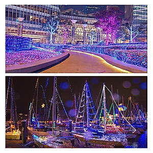 LIUPENGWEI Fairy Lights, Rope Lights 10M 100LED Waterproof String Lights Long LED Outdoor Garden Lights Christmas Lights Lighting 8 Operation Modes For Patio Party Wedding Yard Trees Home garden Ghost