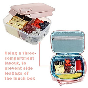 DWBAG Insulated Lunch Bag for Women/Men - Reusable Lunch Box for Office Work Picnic Beach - Leakproof Cooler Bag Freezable Lunch Bag for Adult - Light Green.