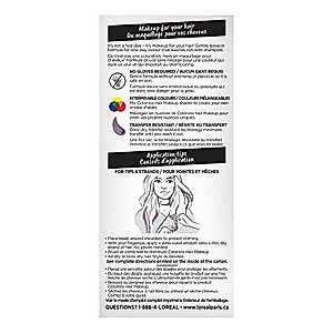 L’Oréal Paris Hair Color Colorista Makeup 1-day for Blondes, Silverblue600, 1 Fluid Ounce