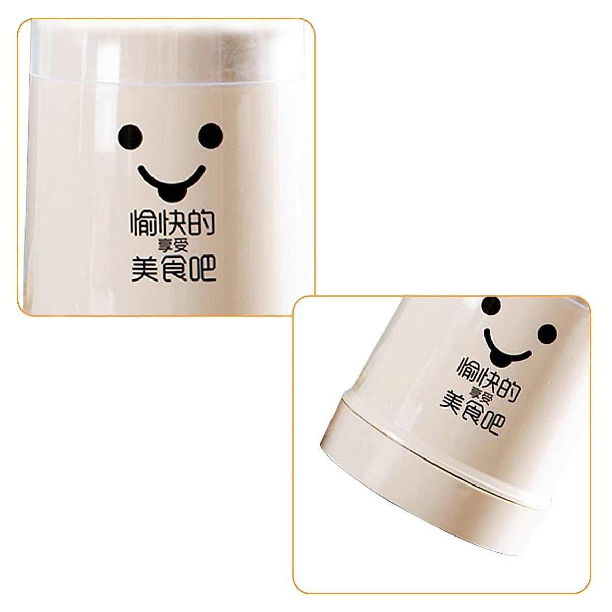 SOLUSTRE Kitchen Utensils Holder Kitchen Utensils Chopsticks Holder with Lid Cutlery Storage Holder Spoon Straw Basket Kitchen Tableware Organizer for Kitchen Countertop Beige 2pcs Silverware Holder