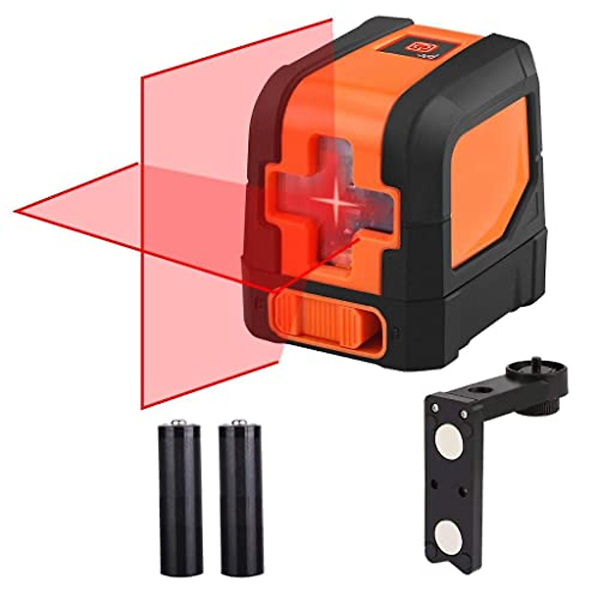 50 feet Laser Level Self-Leveling Horizontal and Vertical Cross-Line, Black