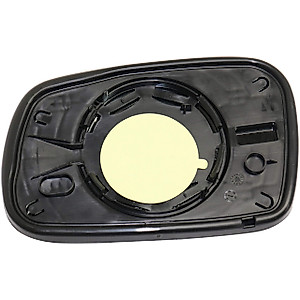 Kool Vue Mirror Glass Compatible with Honda Civic 2006-2011 Mirror Glass Passenger Side Non-Heated Coupe with Backing Plate